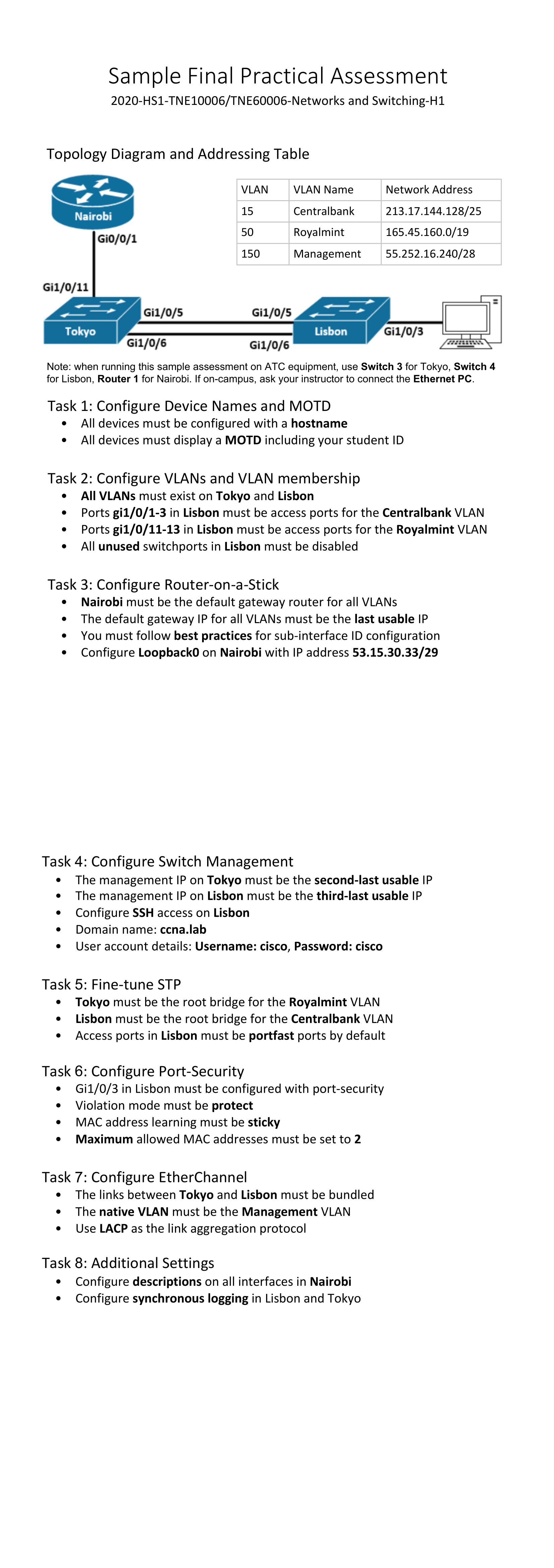 Solved Network and Switching - ﻿Cisco Packet Tracer Can you | Chegg.com