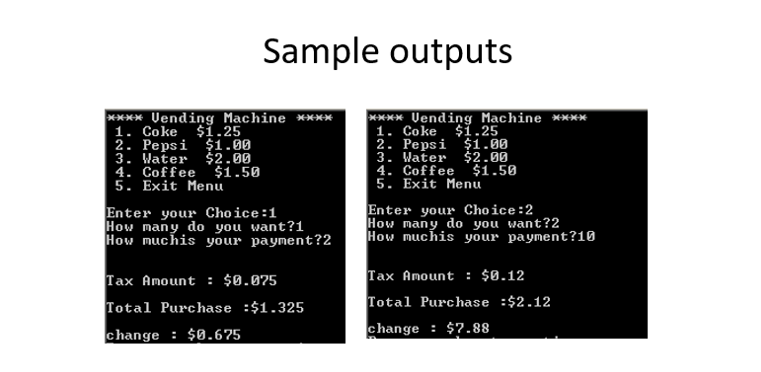 Solved Problem #2 Develop a program working as a soda | Chegg.com