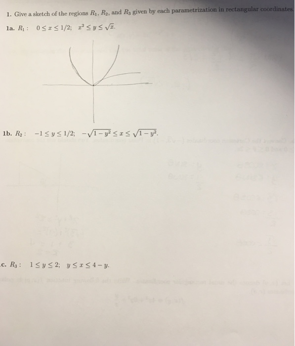 Solved Give a sketch of the regions R_1, R_ 2, and R_3 given | Chegg.com