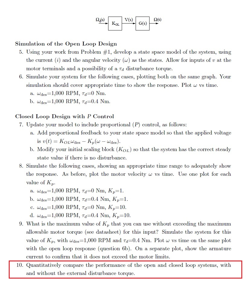 Solved ME3017. Problem Set #4: Basic Control Systems Due by | Chegg.com