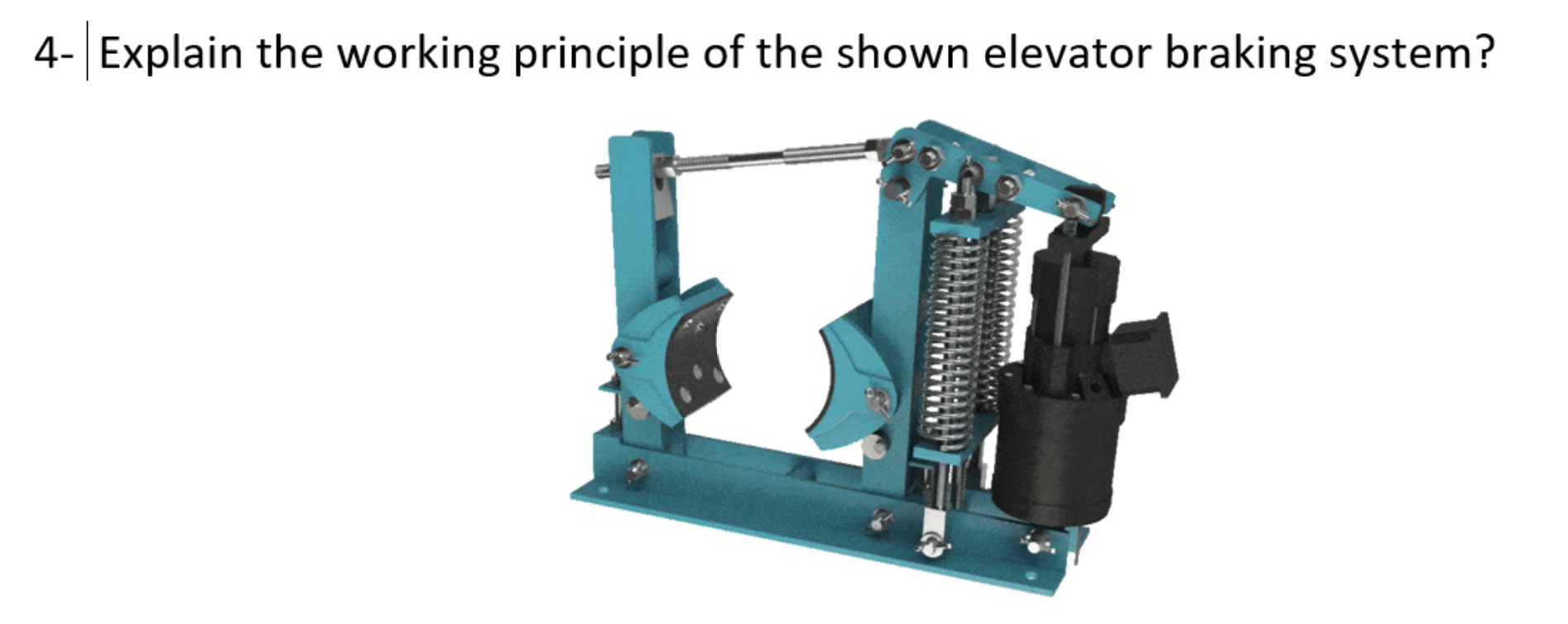 Solved 4- Explain the working principle of the shown | Chegg.com