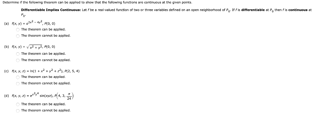 Solved How do we determine if a function is differentiable | Chegg.com