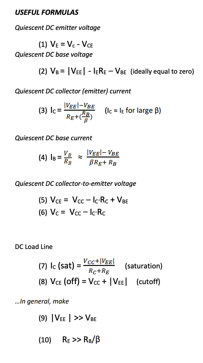 Solved LAB 6.1: Transistor Base Biasing PURPOSE AND | Chegg.com