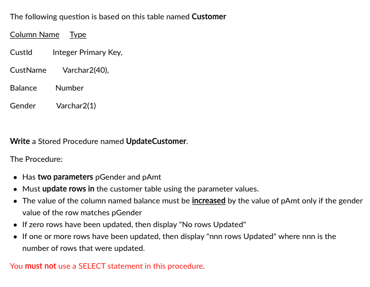 Solved The following question is based on this table named | Chegg.com