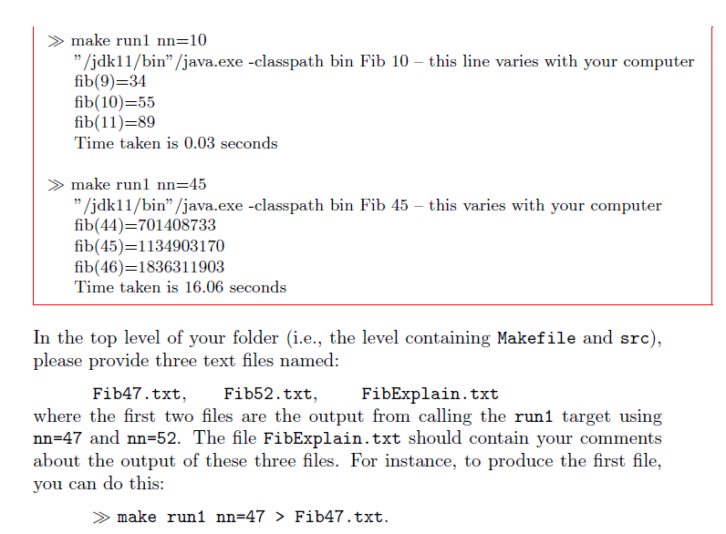 Solved make runl nn-10 " /jdk11/bin" /java.exe -classpath | Chegg.com