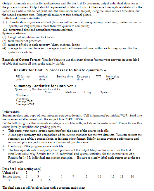 General Description: Design, code and test a | Chegg.com