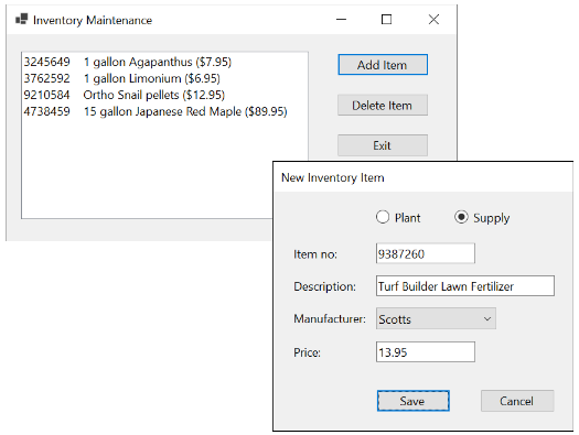 Solved Display the InvItem class and modify the | Chegg.com