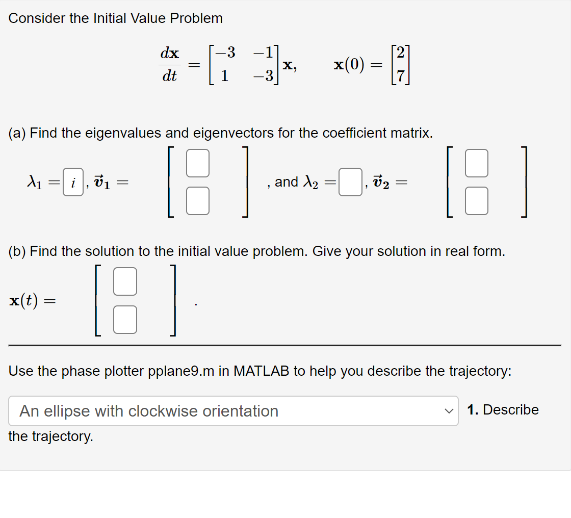 Solved Consider the Initial Value Problem | Chegg.com
