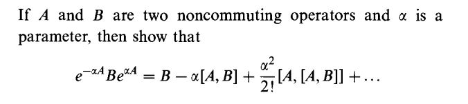 Solved If A and B are two noncommuting operators and a is a | Chegg.com