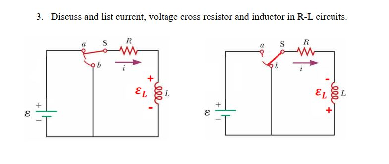 Solved 3. Discuss and list current, voltage cross resistor | Chegg.com