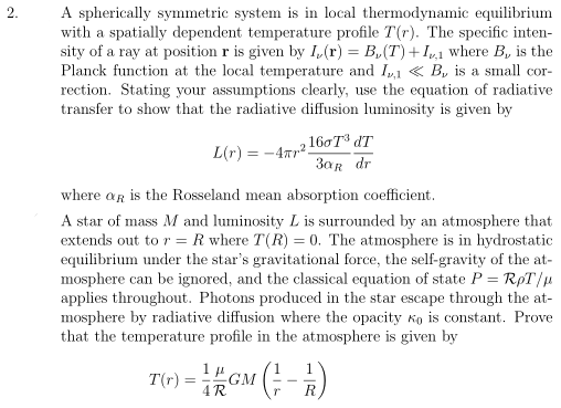 Solved A spherically symmetric system is in local | Chegg.com