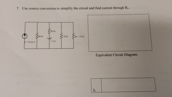 Solved Use source conversion to simplify the circuit and | Chegg.com