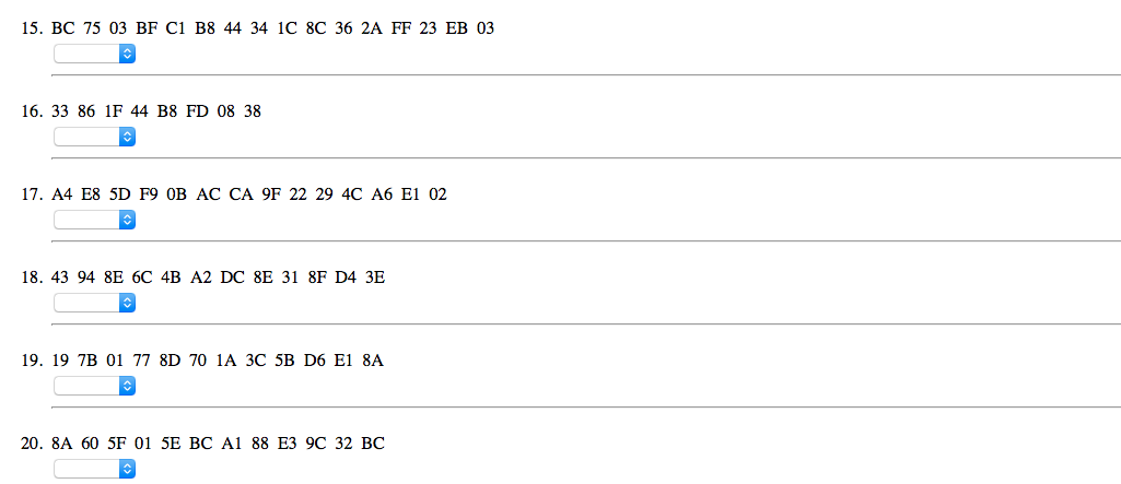 Solved For each of the following, use the Internet Checksum | Chegg.com