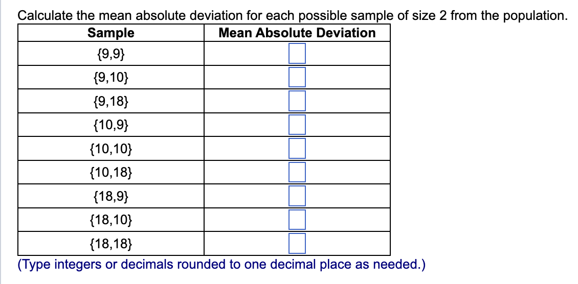 Solved Let a population consist of the values 9 cigarettes, | Chegg.com Solved Let a population consist of the values 9 cigarettes, | Chegg.com
