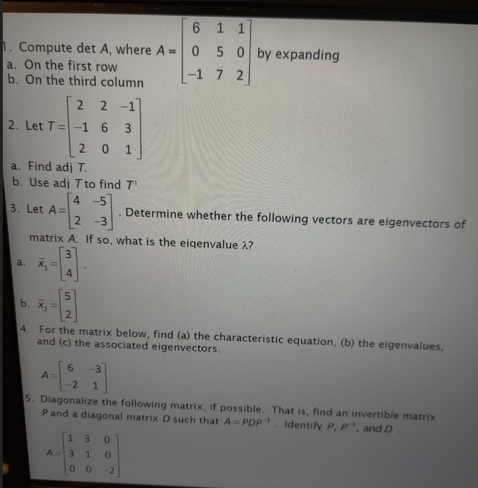 Solved Determine whether the following vectors are | Chegg.com