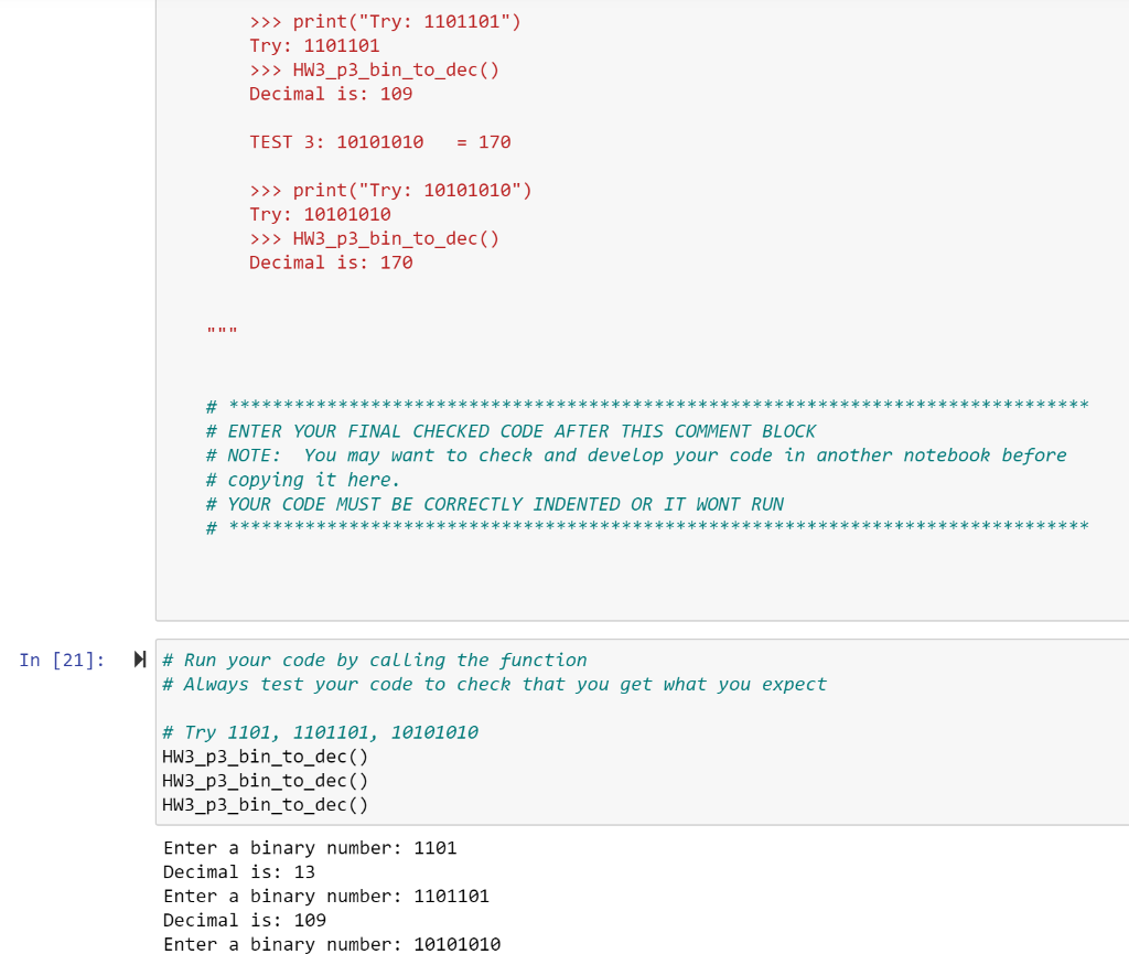 Solved Algorithm Steps: High level: "peel" off binary digits | Chegg.com