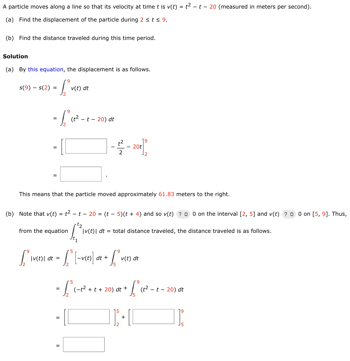 Solved A particle moves along a line so that its velocity at | Chegg.com