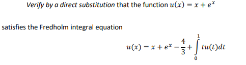 Solved Verify by a direct substitution that the function | Chegg.com