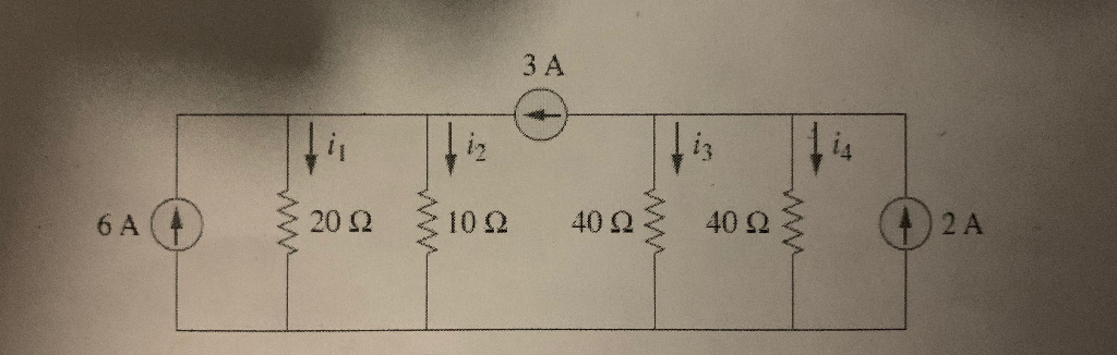 Solved Using nodal analysis, calculate the currents i1 and | Chegg.com