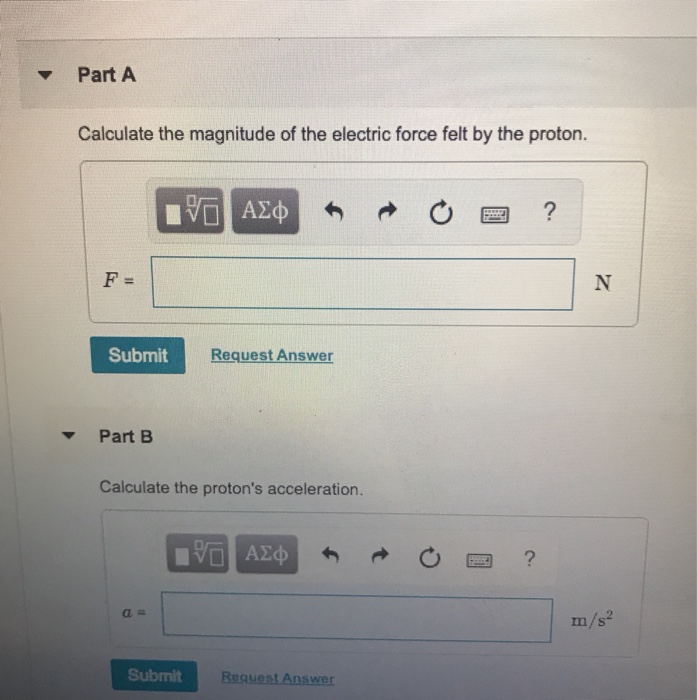 Solved Constants A proton is placed in a uniform electric | Chegg.com