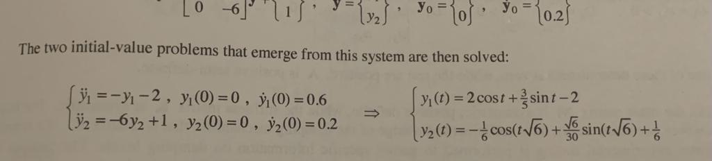 Solved There Are Two Problems Of Second Order Ivps Answers