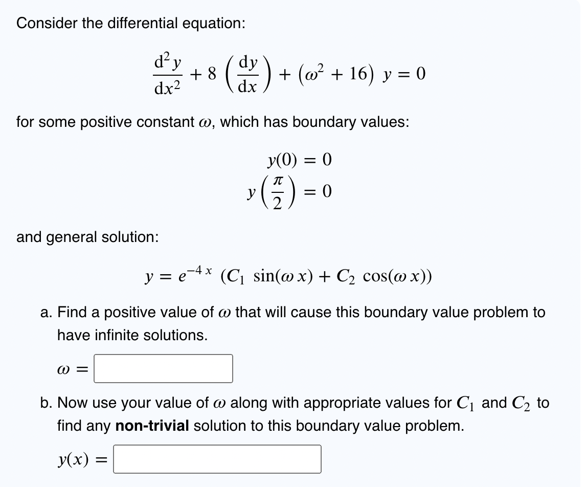 Solved Consider the differential | Chegg.com