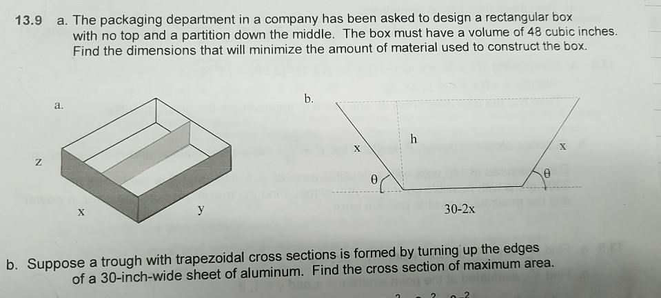Solved 13.9 a. The packaging department in a company has | Chegg.com
