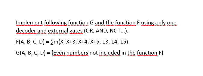 Solved wwwwwwwwwwwwwwwwwwwwwwwwwww Implement following | Chegg.com