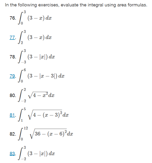 Solved In the following exercises, evaluate the integral | Chegg.com