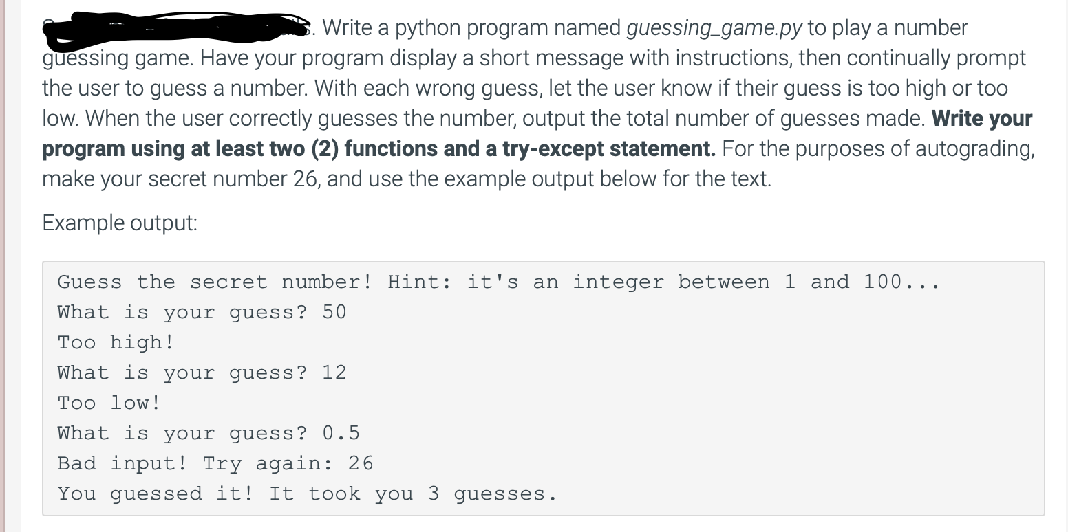 Solved NEED HELP WITH THE FOLLOWING CODE IN PYTHON LANGUAGE. | Chegg.com