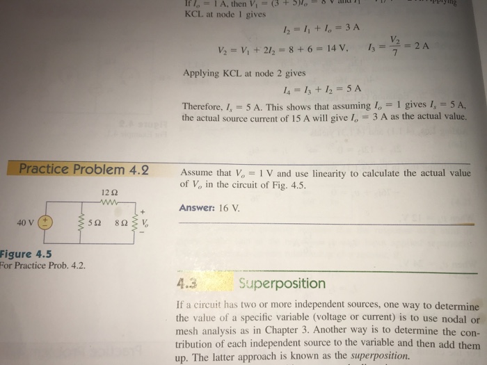 Solved KCL at node 1 gives V2/2 8+6 14 V, 1,2 A Applying KCL | Chegg.com