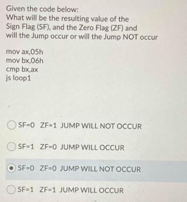 Solved Given the code below: What will be the resulting | Chegg.com