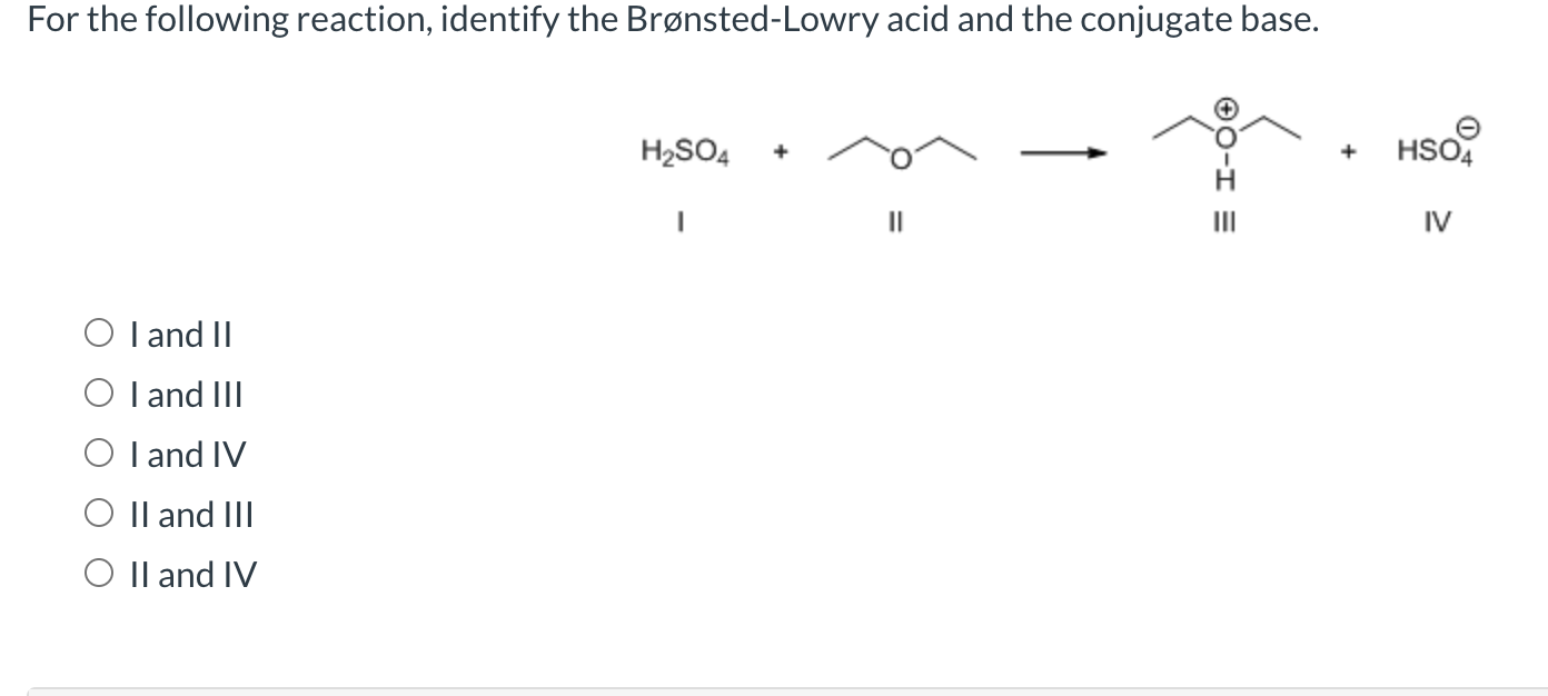 Solved For the following reaction, identify the | Chegg.com