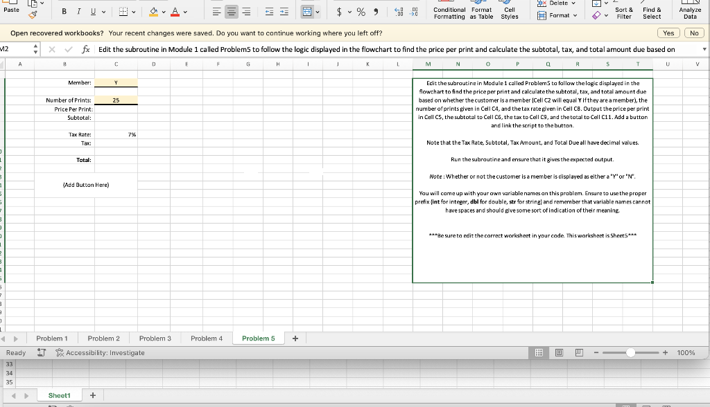 Solved Home Insert Draw Page Layout Formulas Data Review | Chegg.com
