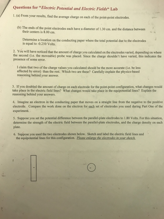 Solved Questions for“ Electric Potential and Electric | Chegg.com