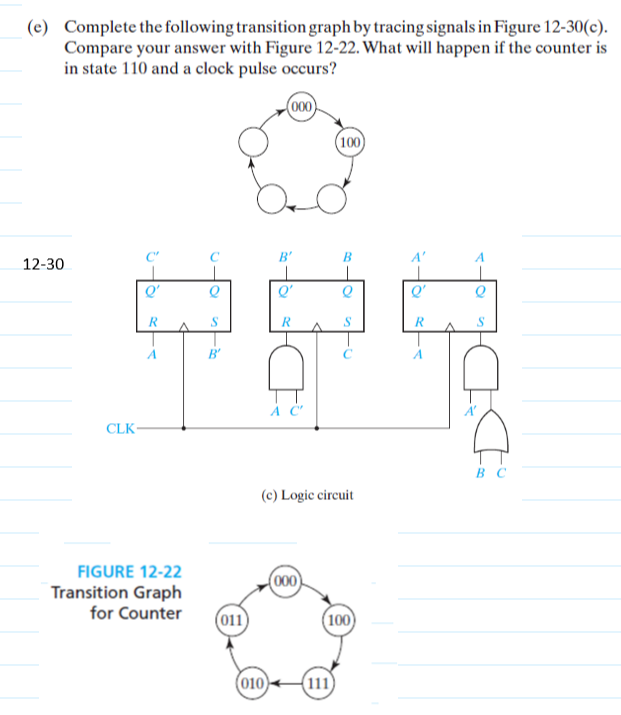 Solved Complete the following transition graph by tracing | Chegg.com