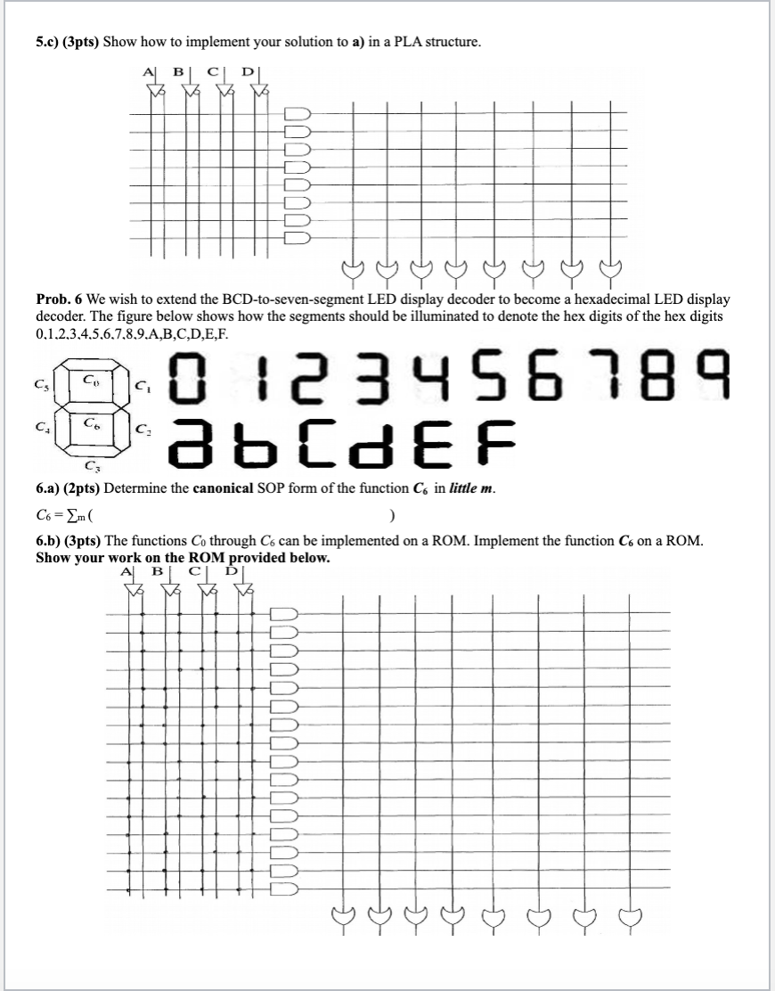 5.c) (3pts) Show how to implement your solution to a) | Chegg.com