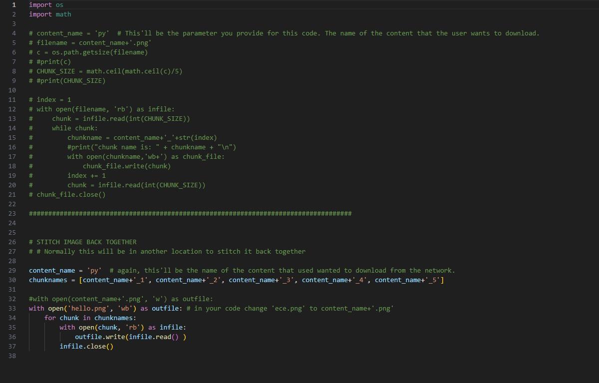 Solved Task:Design and implement a peer-to-peer file sharing | Chegg.com