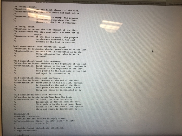 Solved Programming Project 4 Attached Files Linkedlist H