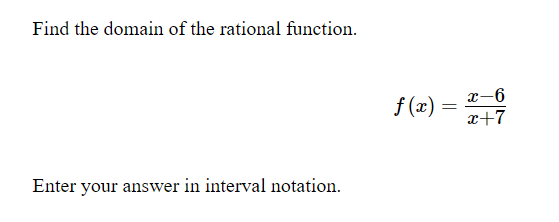 Solved Find the domain of the rational | Chegg.com