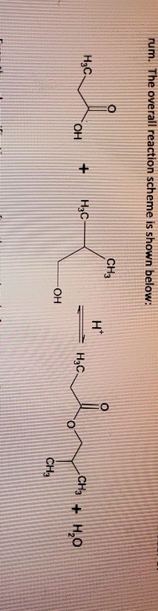 Solved Propanoic acid isobutyl alcohol (2-methyl-1-propanol) | Chegg.com