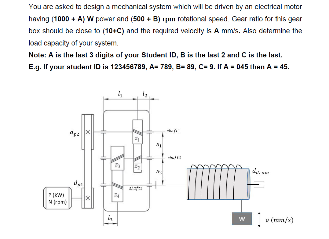 Solved You are asked to design a mechanical system which | Chegg.com