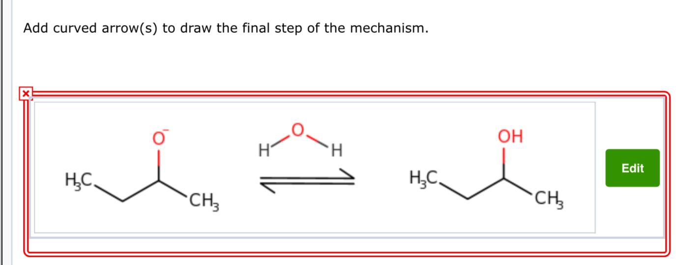 Solved Add curved arrow(s) to draw the final step of the | Chegg.com