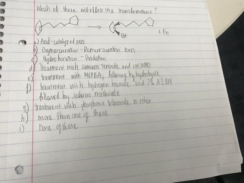 Solved Which of these billeffell the transformations? ono + | Chegg.com
