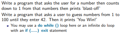 Solved Write a program that asks the user for a number then | Chegg.com