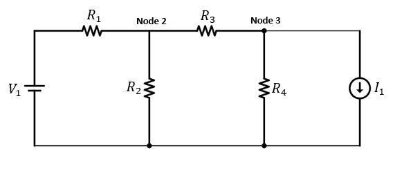 Solved The circuit shown has V1 = 10 V, I1 = 5 A, R1 = 3 Ω, | Chegg.com
