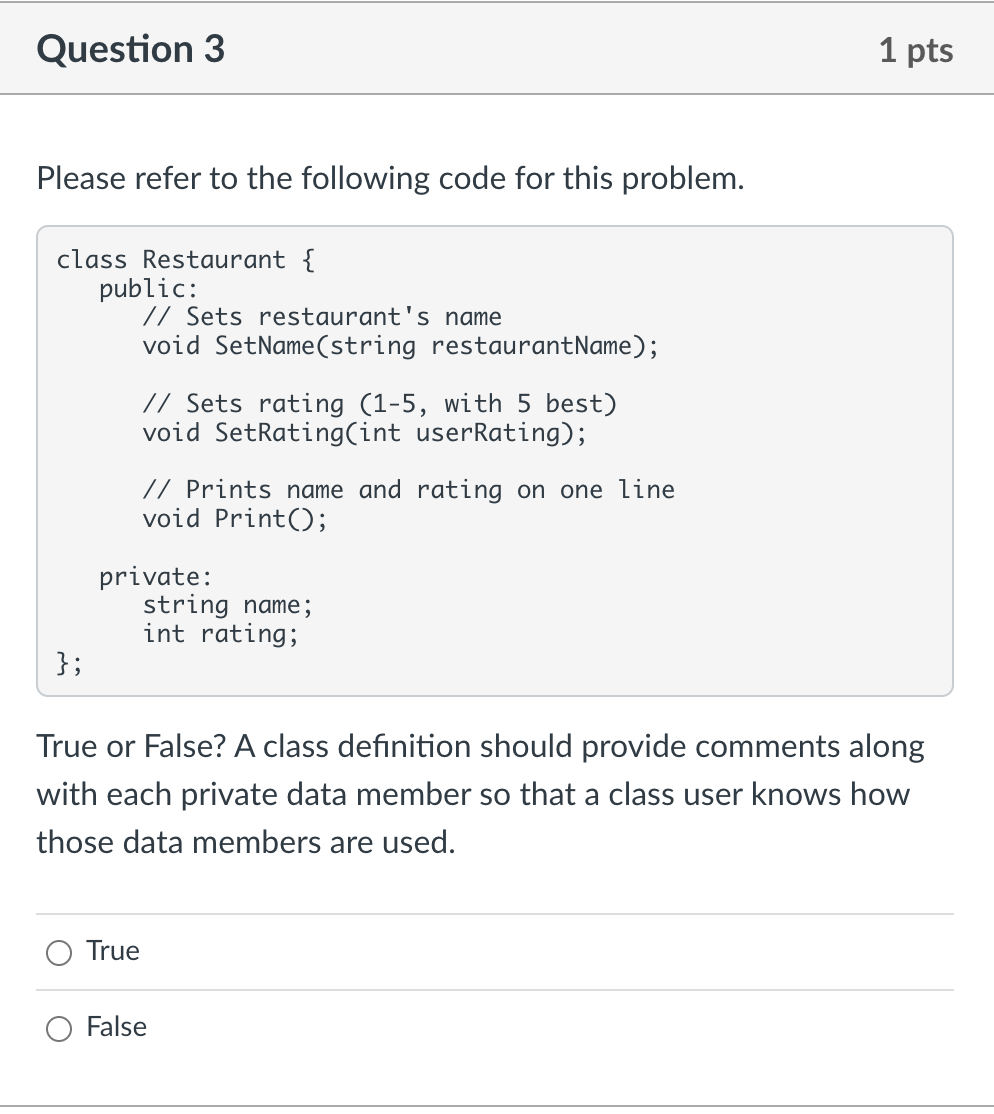 Solved Please refer to the following code for this problem. | Chegg.com