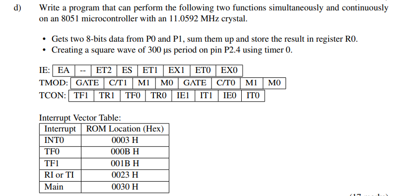Solved Write a program that can perform the following two | Chegg.com