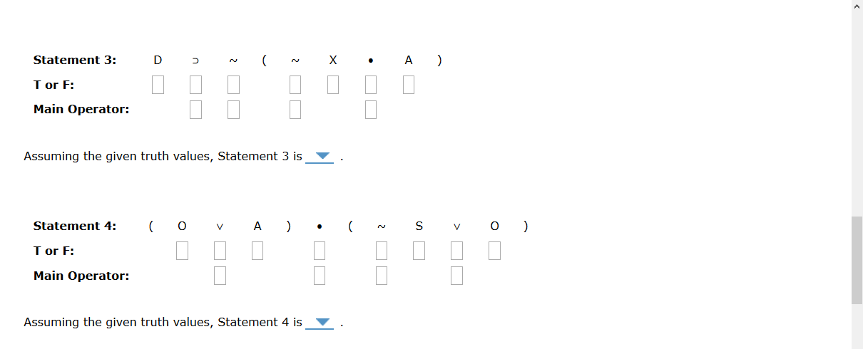 Solved 6. Truth Functions - Practice 2 Calculate the truth | Chegg.com