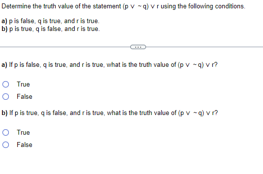 Solved Write the statement in symbolic form and construct a | Chegg.com